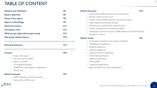 LiDAR for Automotive and Industrial Applications 2019 by Yole Développement | PDF