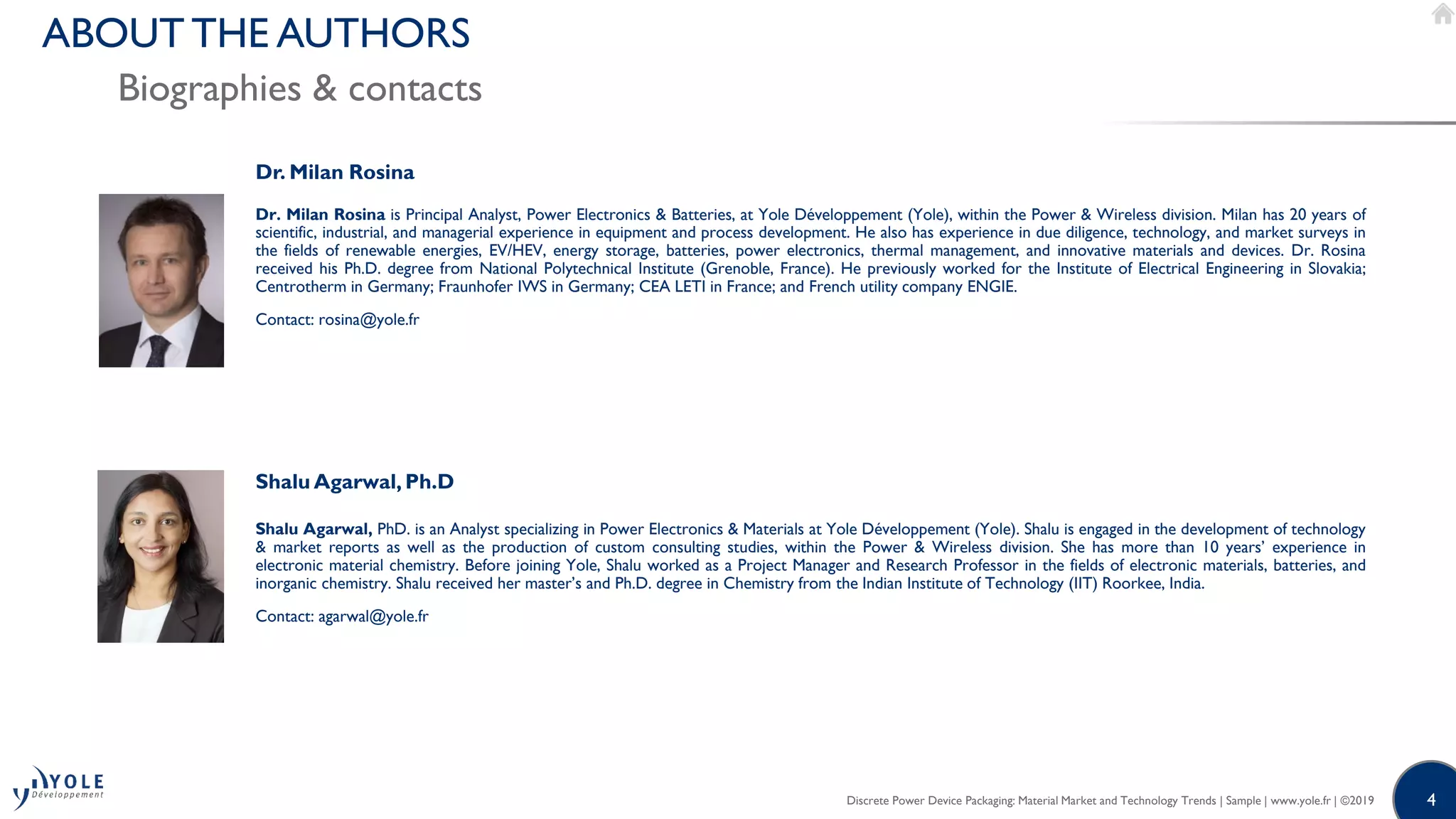 Yole Discrete Power Device Trends | PDF