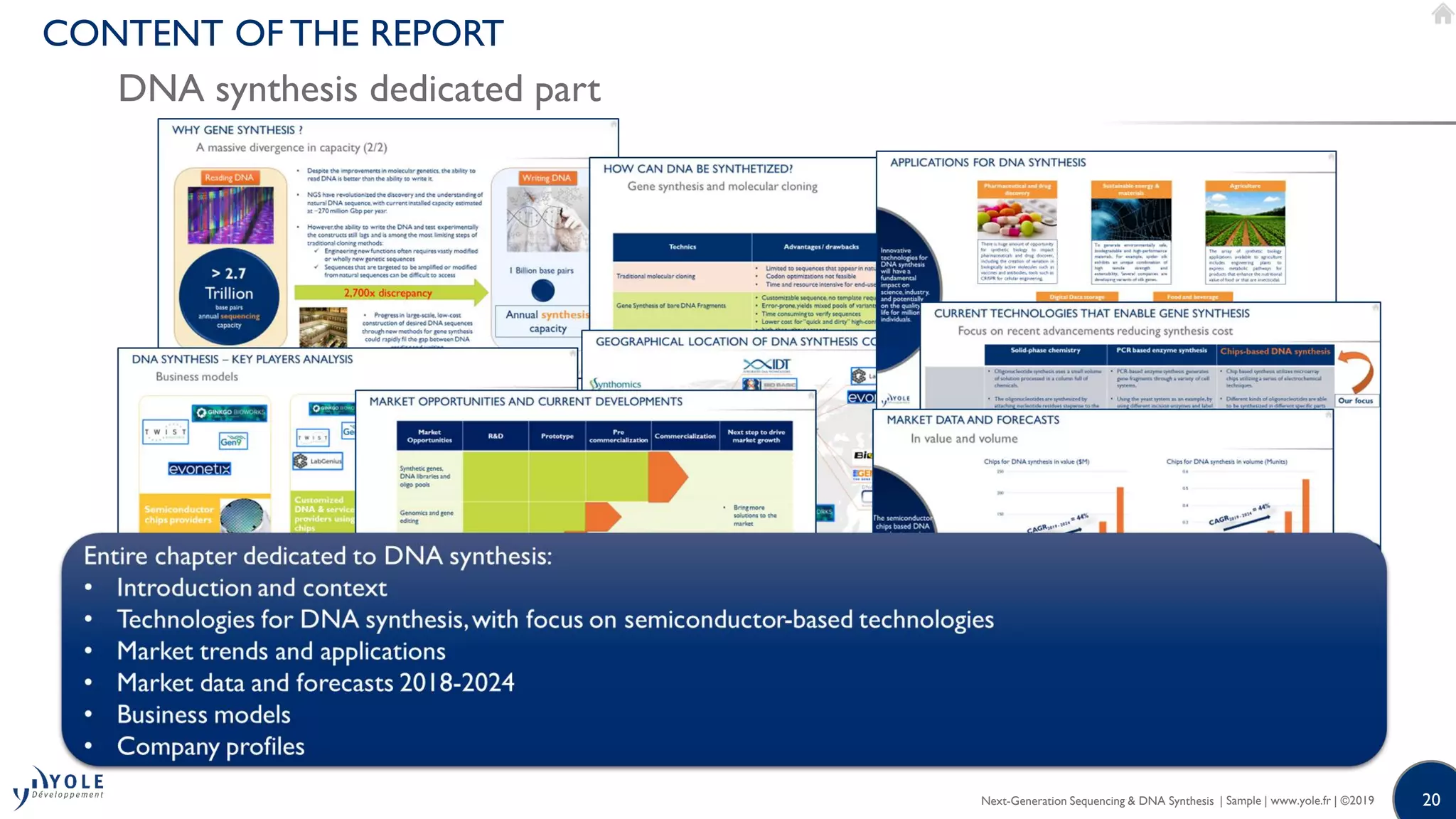 Next Generation Sequencing & DNA Synthesis: Technology, Consumables ...