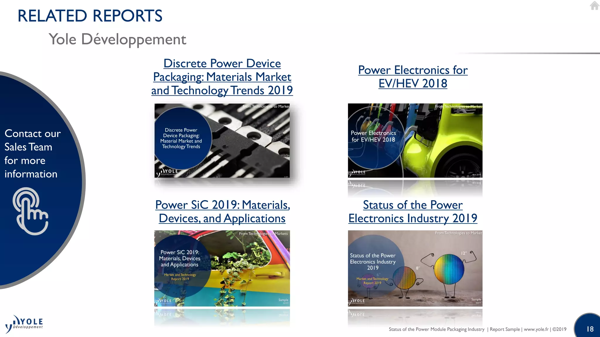 Status of the Power Module Packaging Industry 2019 - Yole Développement ...