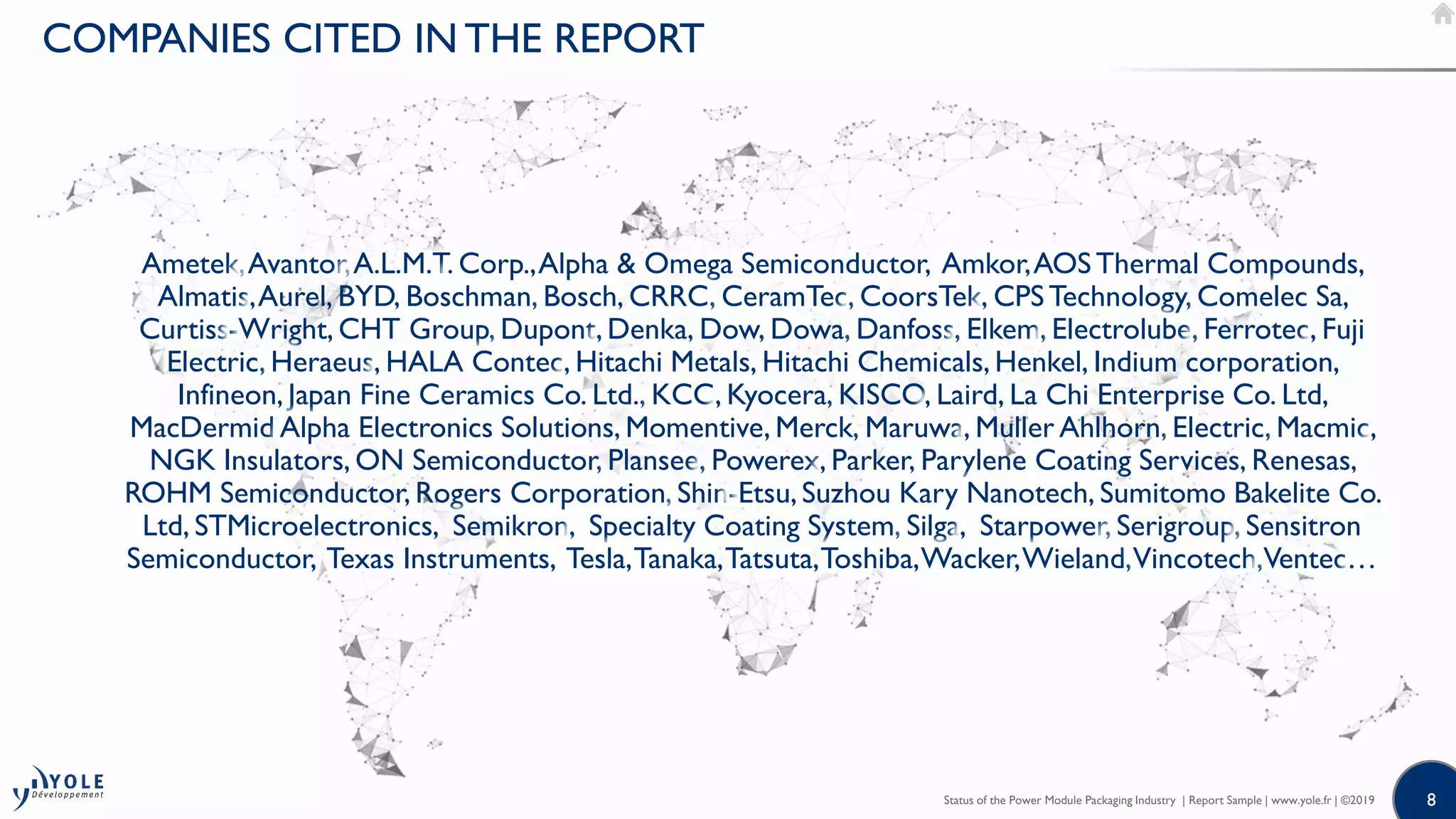 Status of the Power Module Packaging Industry 2019 - Yole Développement ...