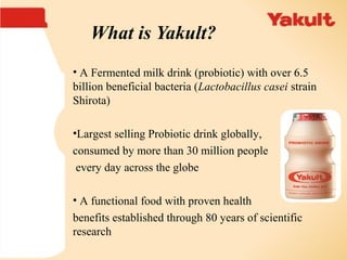 Probiotic & Immunity by Yakult | PPT