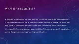 Introduction to filesystems and computer forensics | PPTX
