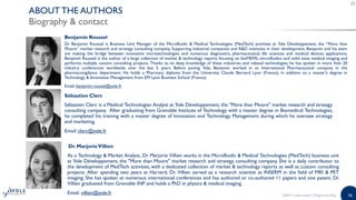 Organs-On-Chips - 2017 Report by Yole Developpement | PPT