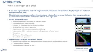 Organs-On-Chips - 2017 Report by Yole Developpement | PPT
