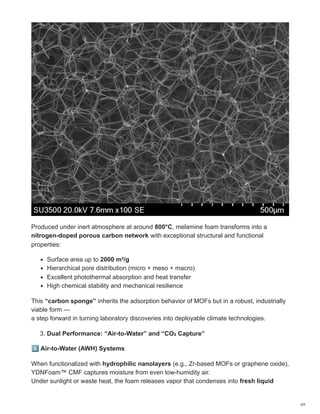 ydnfoam.com-Carbonized Melamine Foam_ A New “Air-to-Water and Carbon ...
