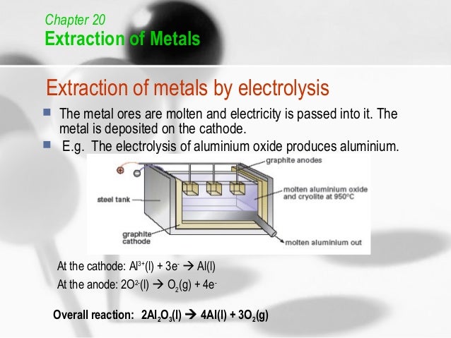 C20 extraction of metals