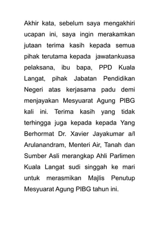 Ydp mesyuarat agung 2019 | PDF