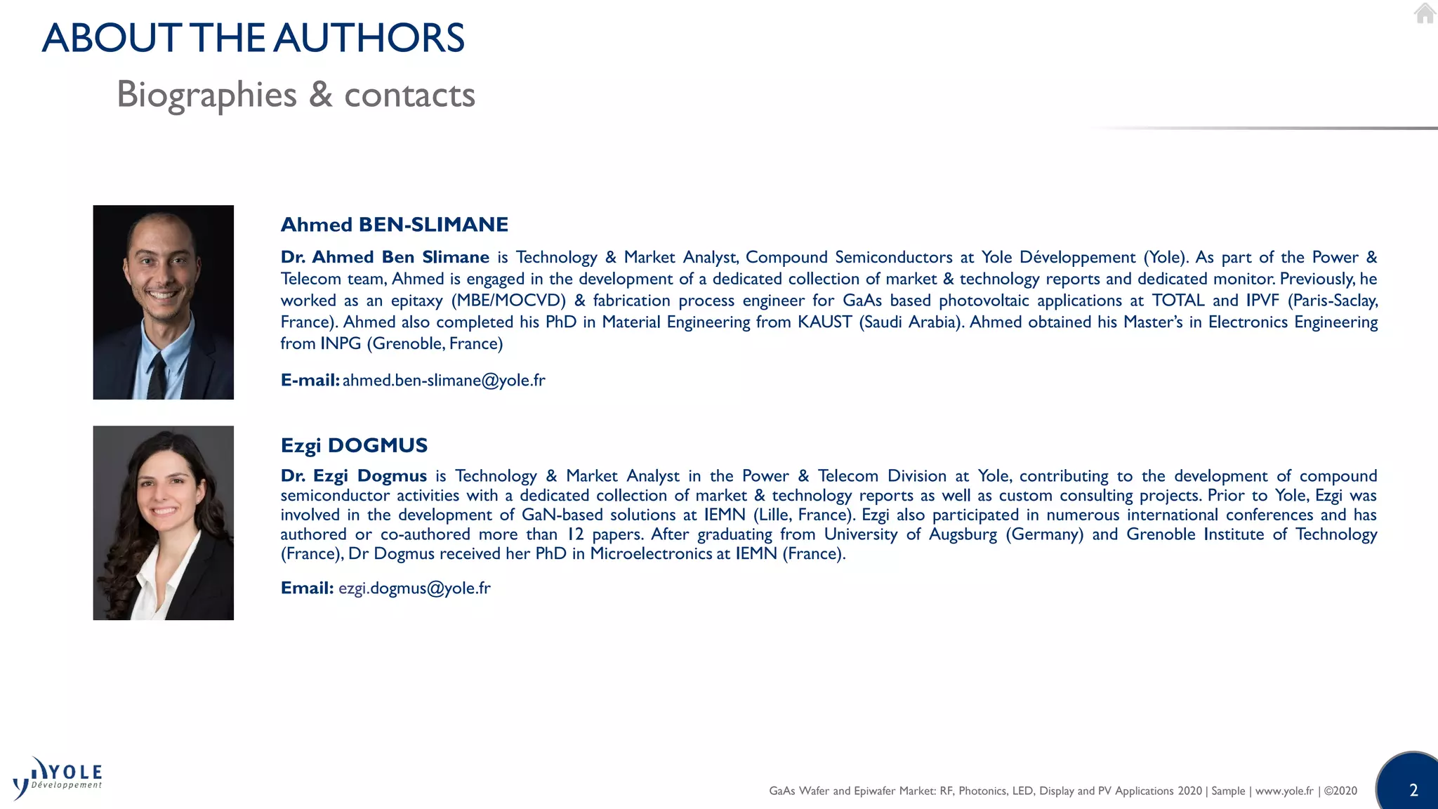 GaAs Wafer and Epiwafer Market: RF, Photonics, LED, Display and PV ...