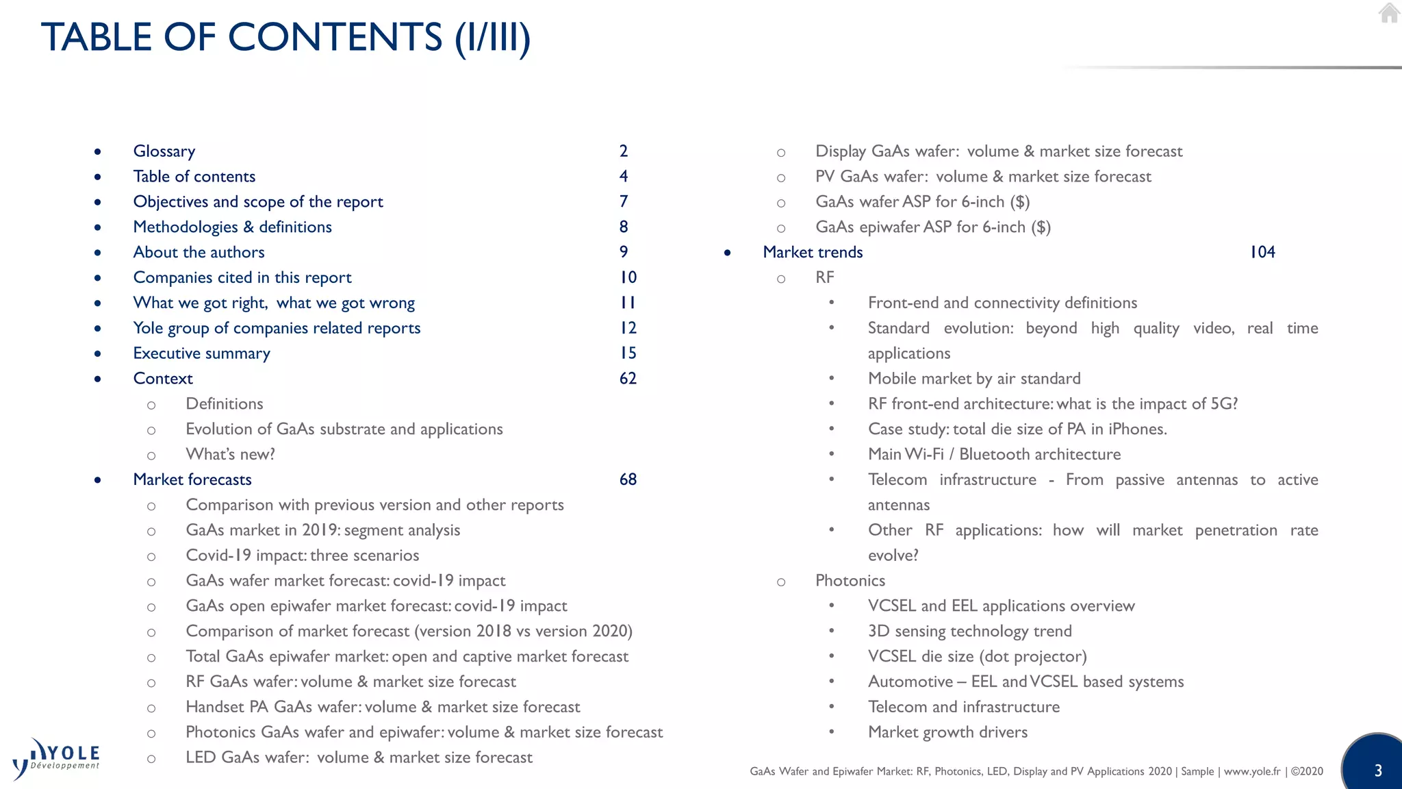 GaAs Wafer and Epiwafer Market: RF, Photonics, LED, Display and PV ...