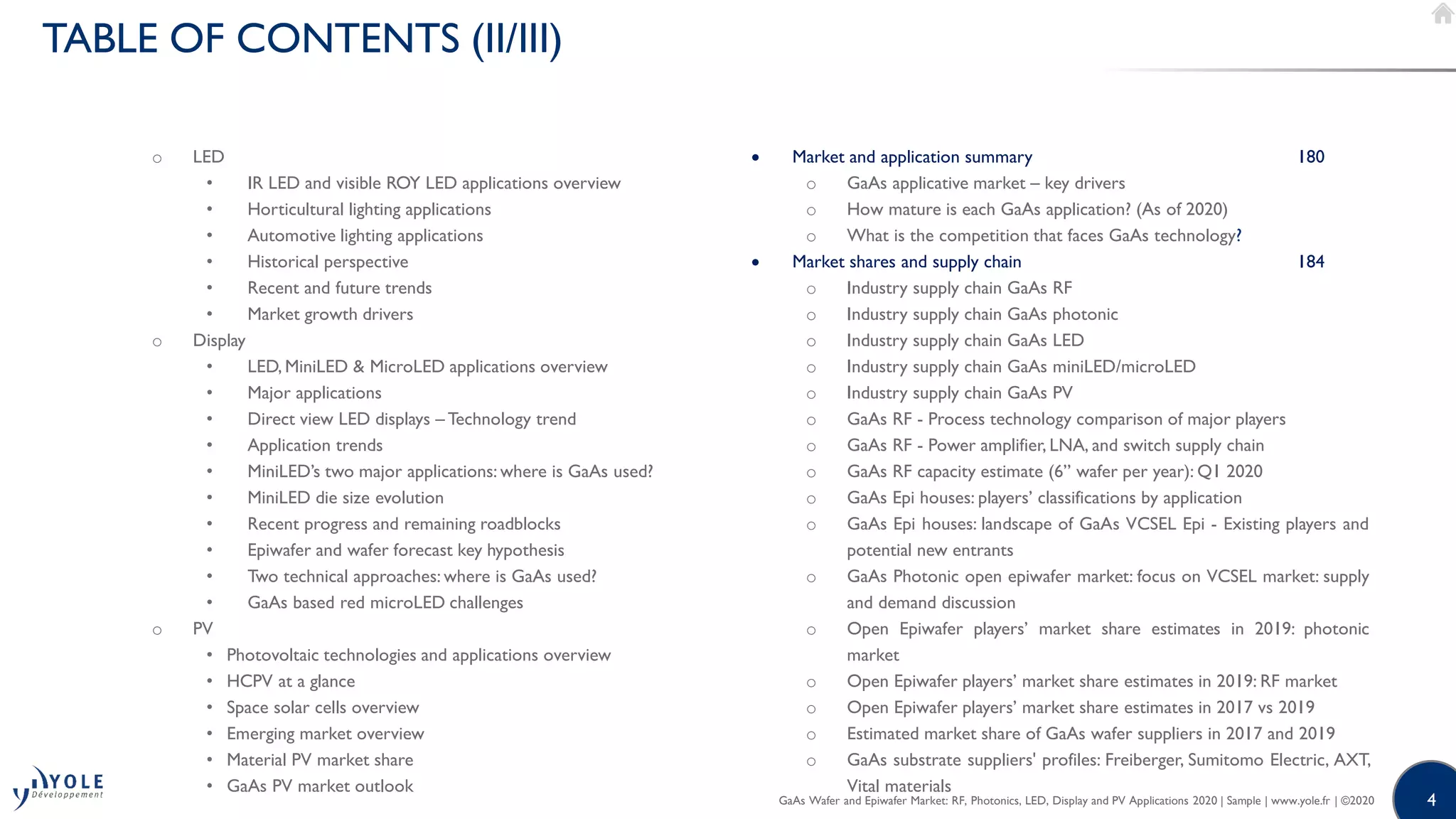GaAs Wafer and Epiwafer Market: RF, Photonics, LED, Display and PV ...