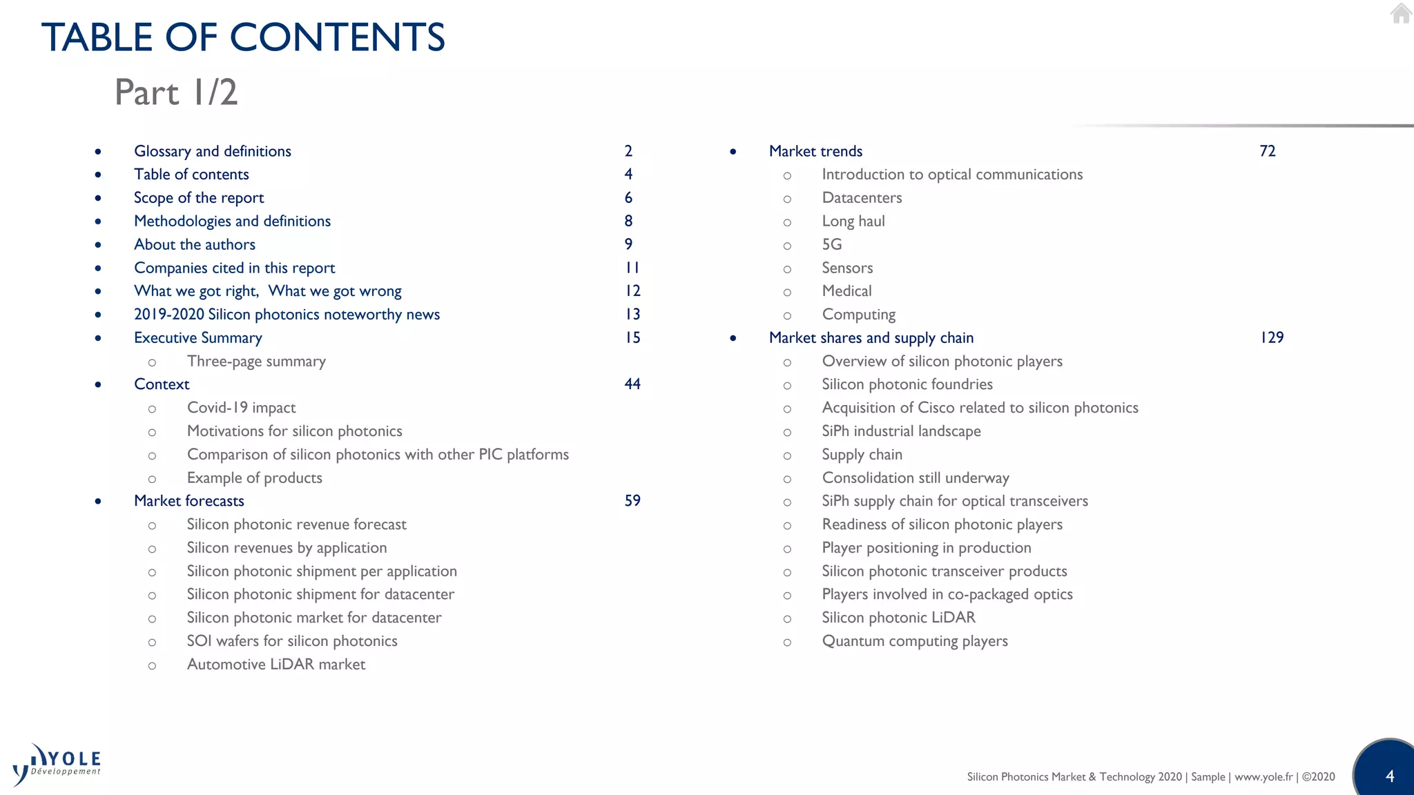 Silicon Photonics Market & Technology 2020 | PDF