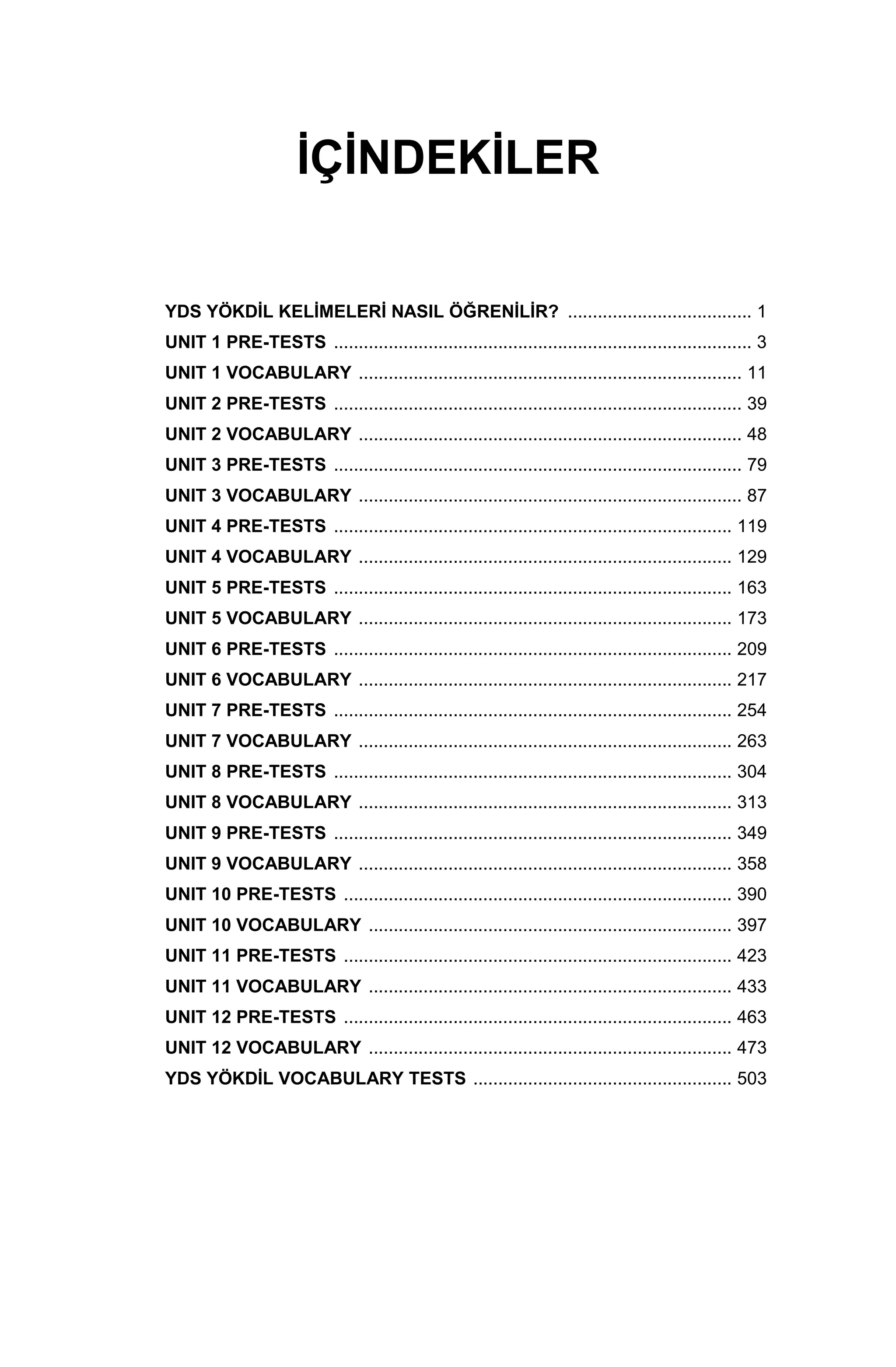 yds yökdil kelimeleri | PDF