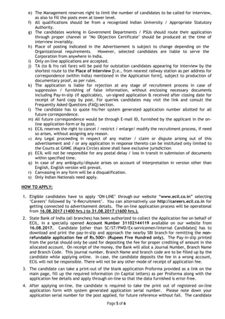 Latest Jobs - ECIL Recruitment Notification 2017 Official | PDF