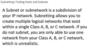 Subnetting | PPTX