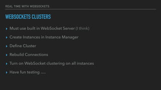 Realtime with-websockets-2015 | PPT