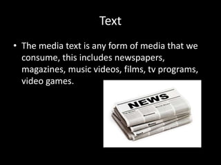 A model media text | PPTX