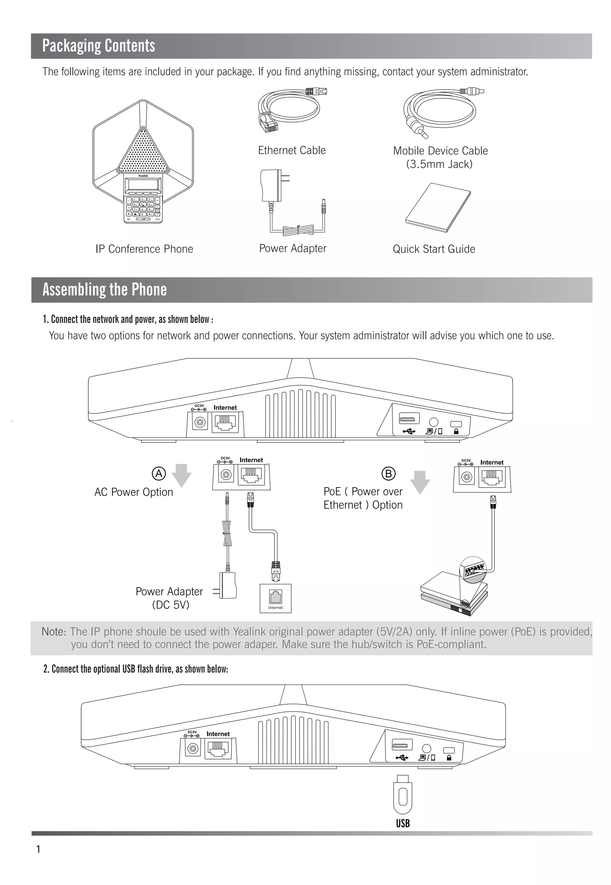 Yealink cp860 quick_start_guide_v80_10 | PDF