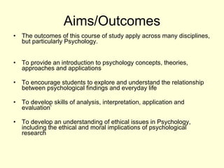 Year 10 Psychology Applications Of Psychology | PPT
