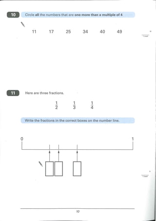 year 5 maths test paper a | PDF