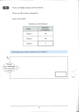 year 5 maths test paper a | PDF