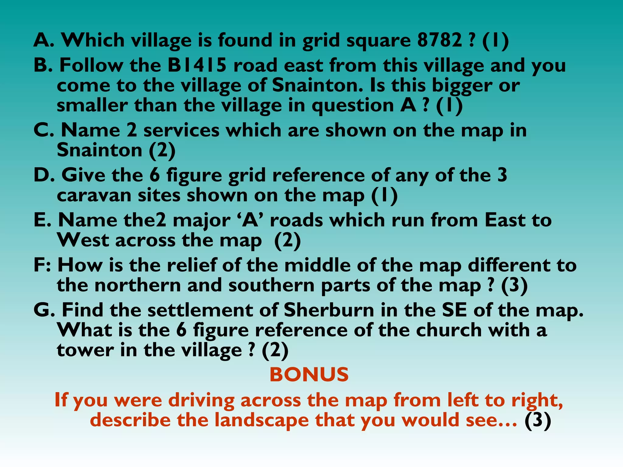 assessment, geography | PPT