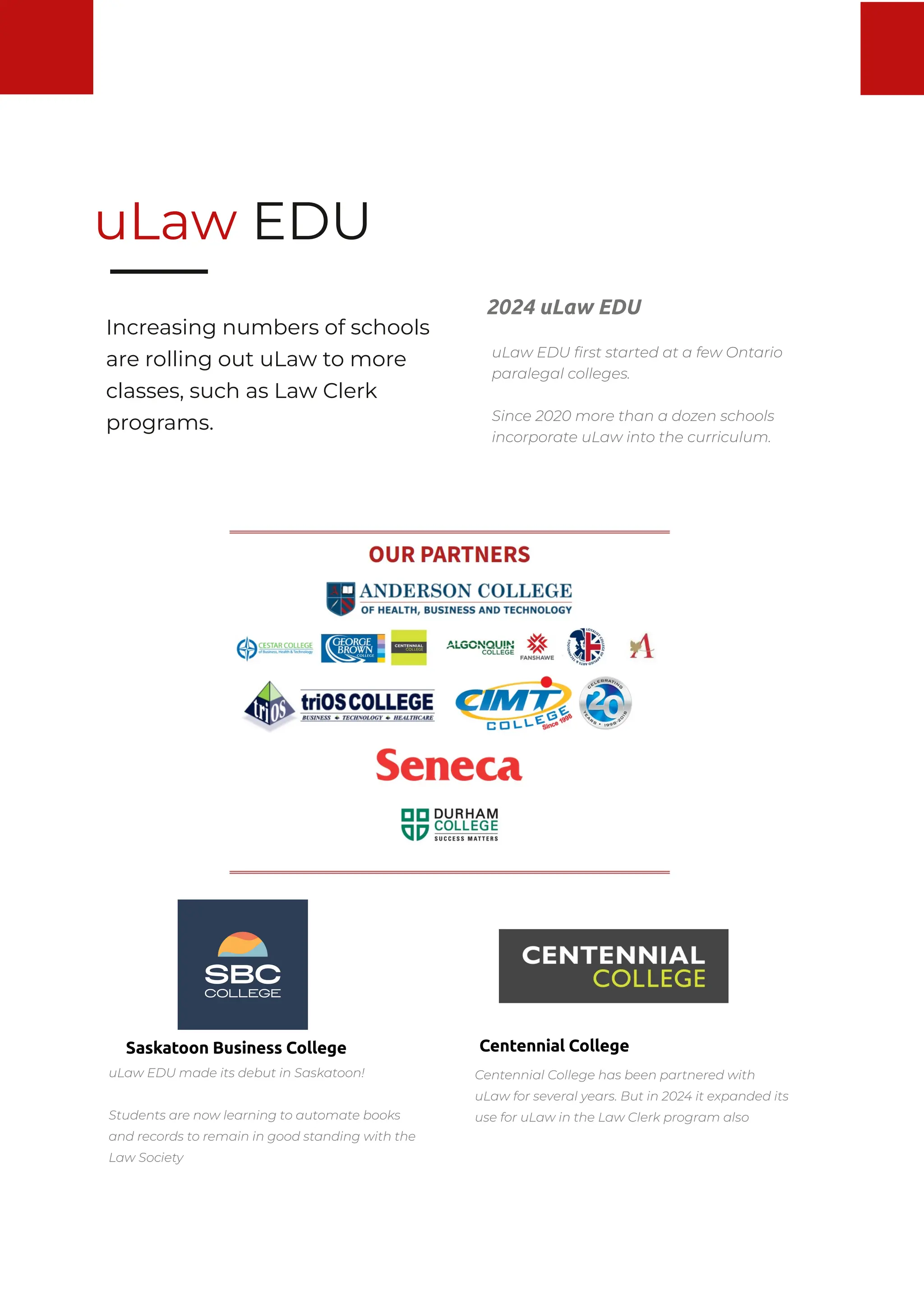 uLawPractice Year End Review 2024, showcasing new features | PDF