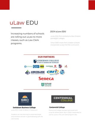 uLawPractice Year End Review 2024, showcasing new features | PDF