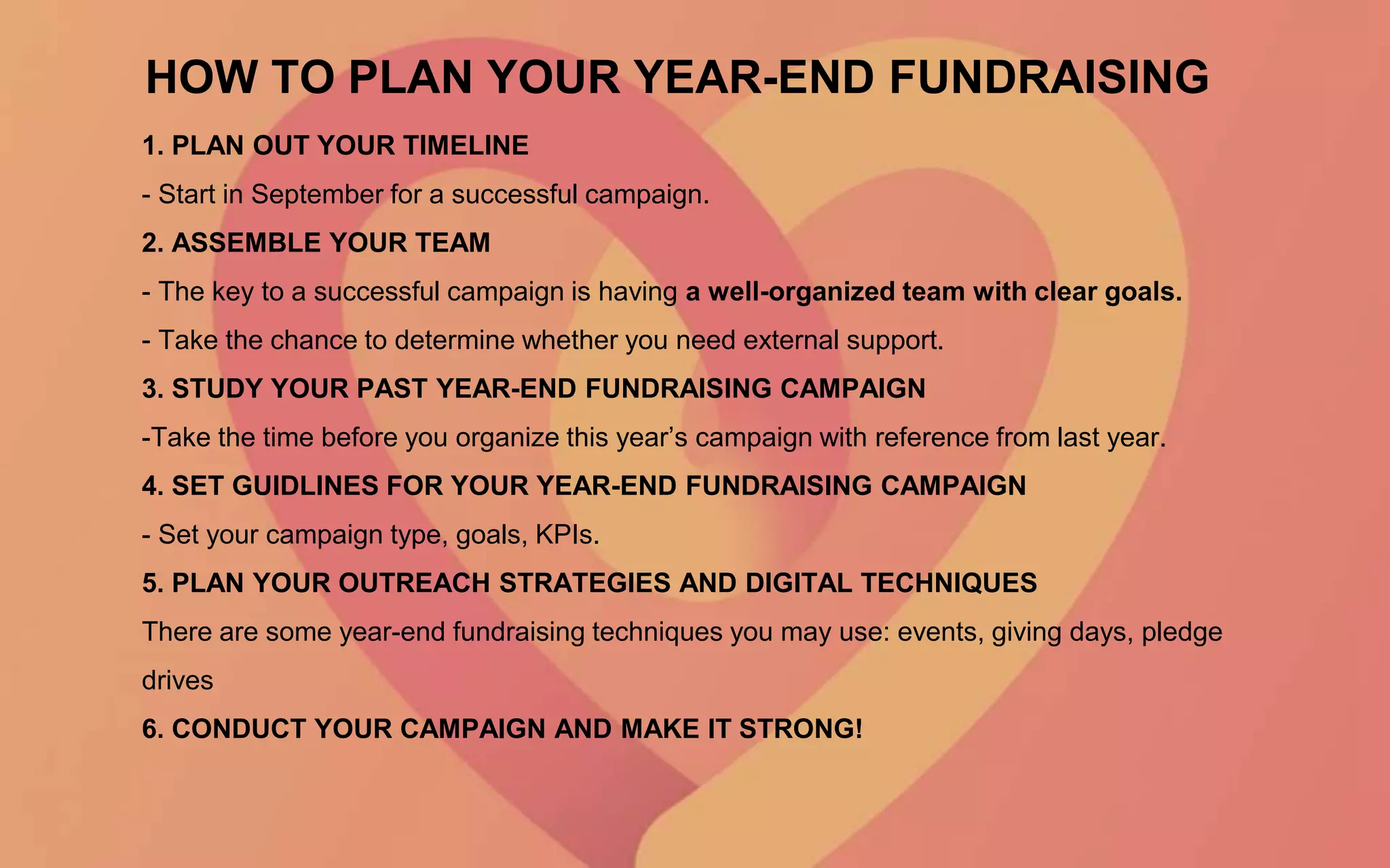 Year-end fundraising | PPTX
