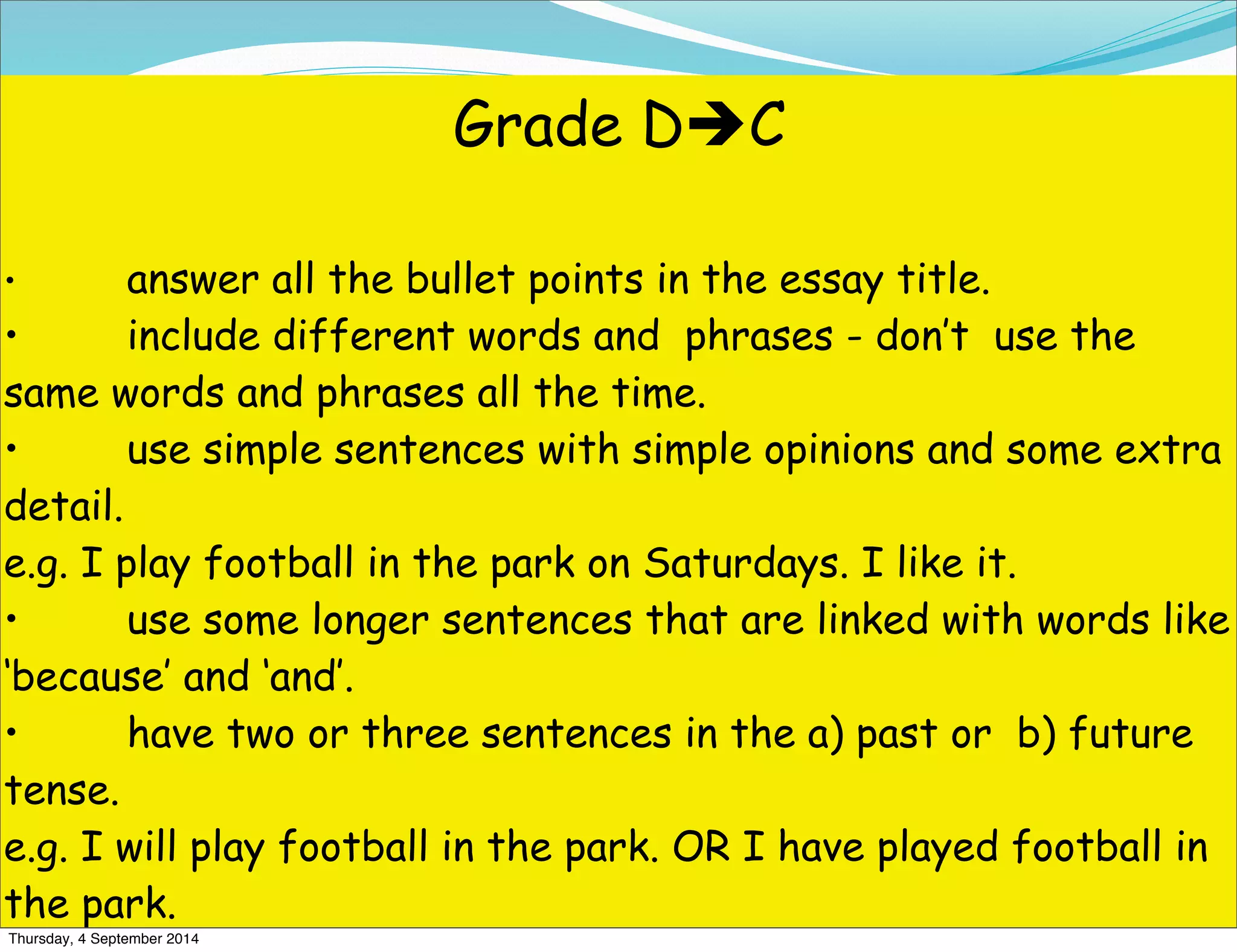 Year 10 lesson 1 GCSE Writing 1 | PPT