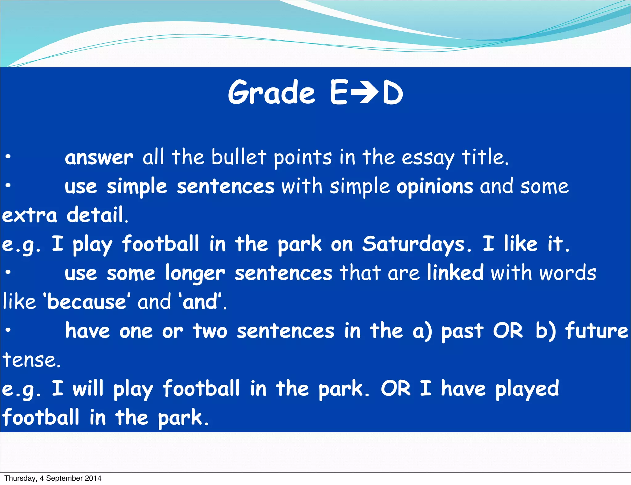 Year 10 lesson 1 GCSE Writing 1 | PPT