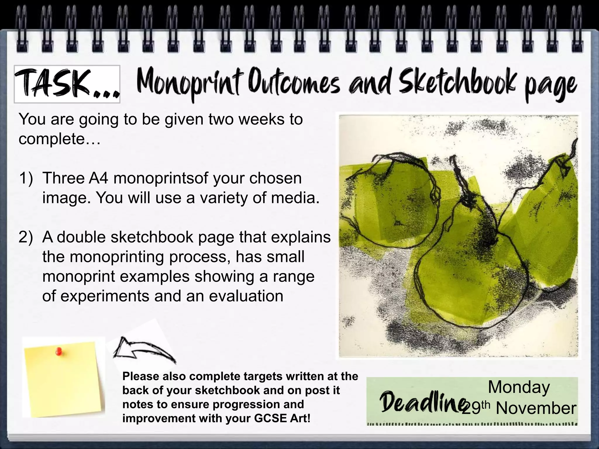 Year 10 art monoprint week | PPT