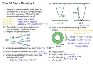 Year 10 end of year exam revision 2 | PPT