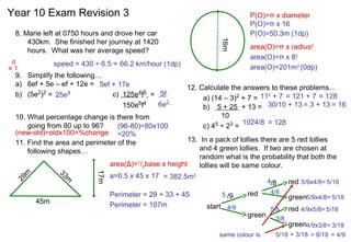 Year 10 end of year exam revision 3 | PPT