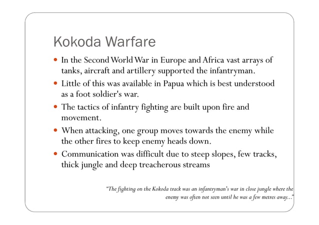Kokoda Track | PDF