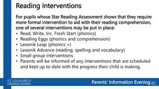 Year 10 Parents' Information Evening 22-23 | PPTX