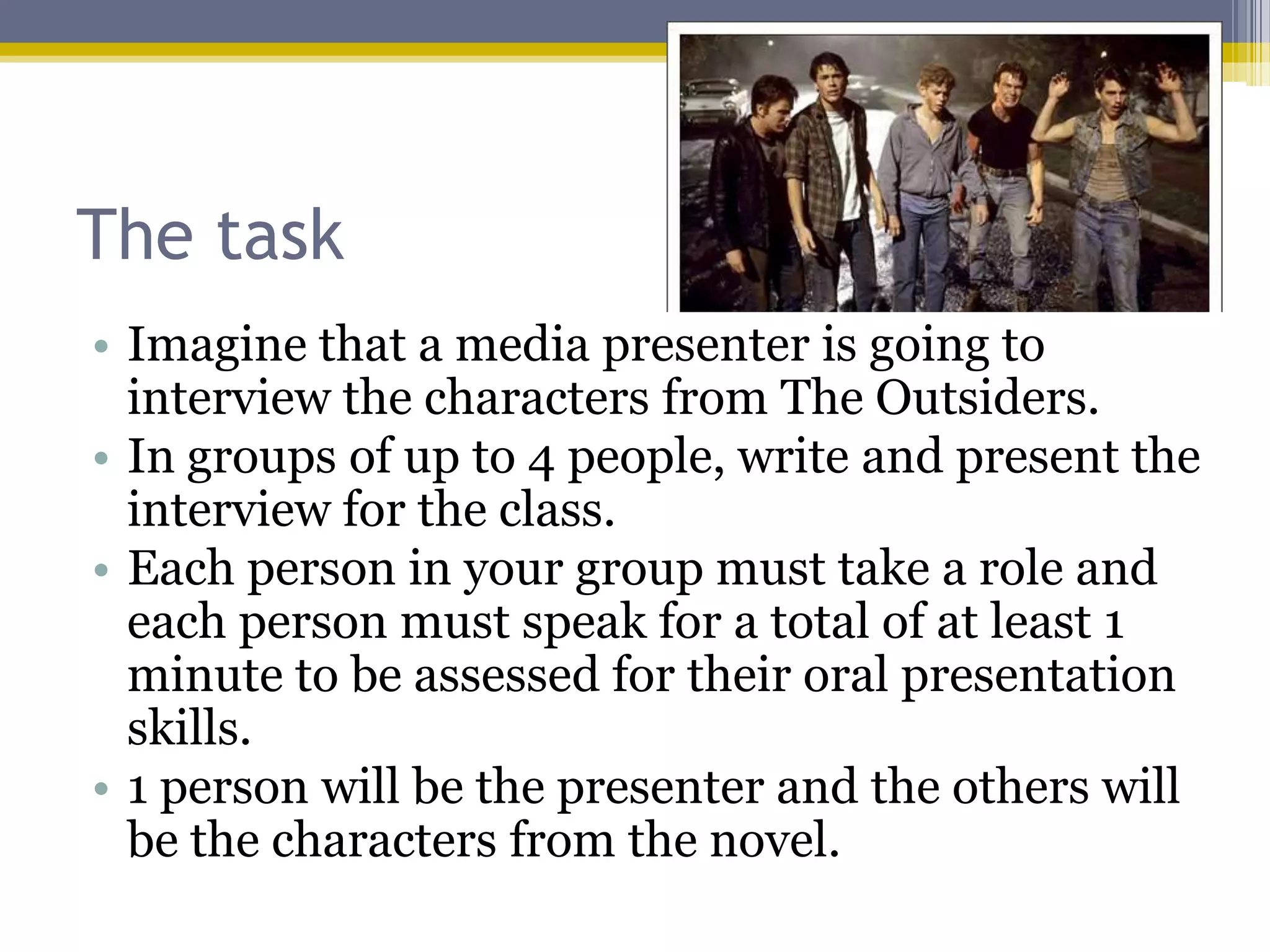 Year 10 Talk Show Oral Presentation | PPTX