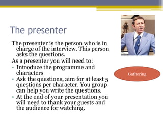 Year 10 Talk Show Oral Presentation | PPTX