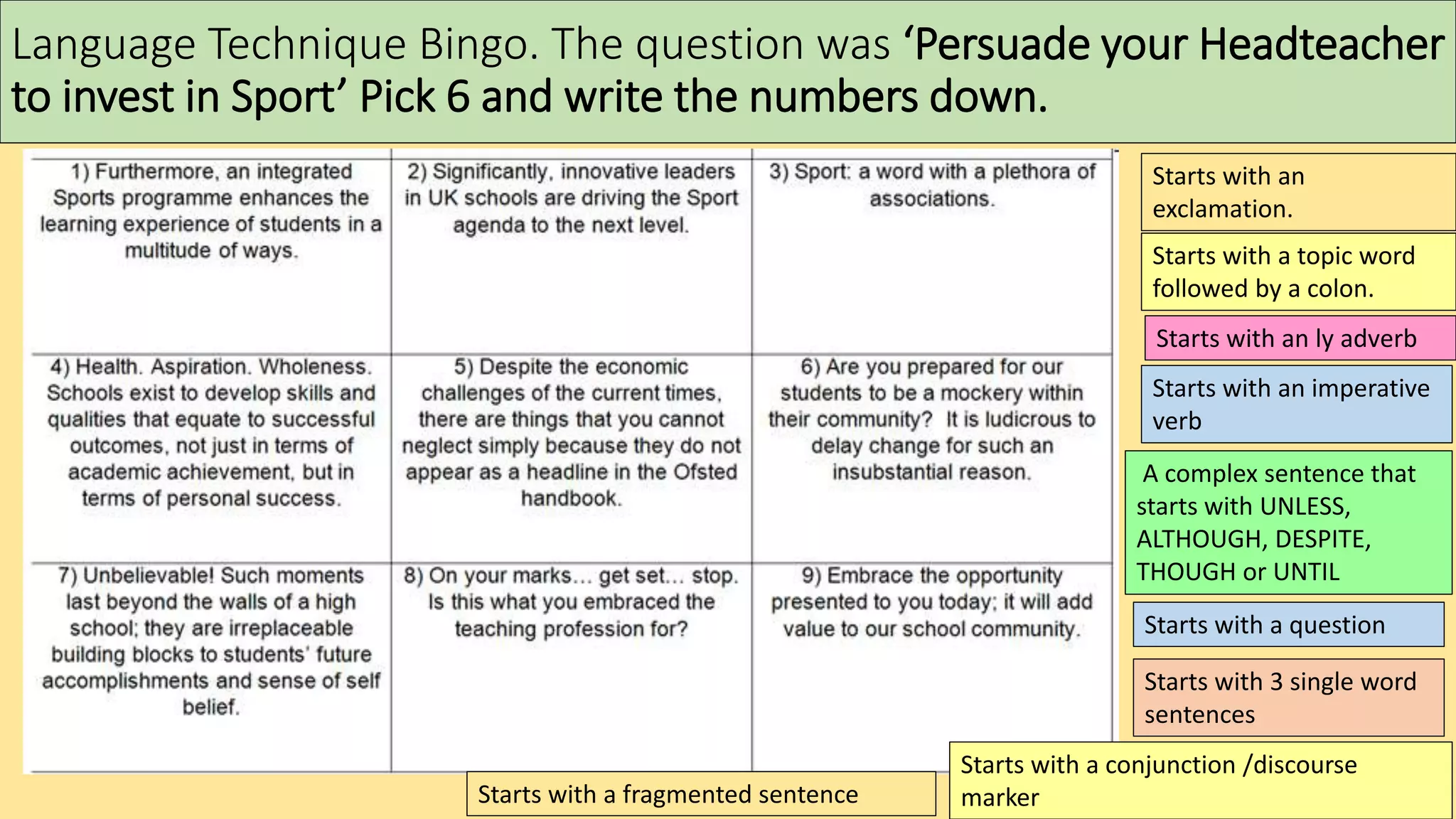 Year 10 iGCSE English Language writing | PPTX