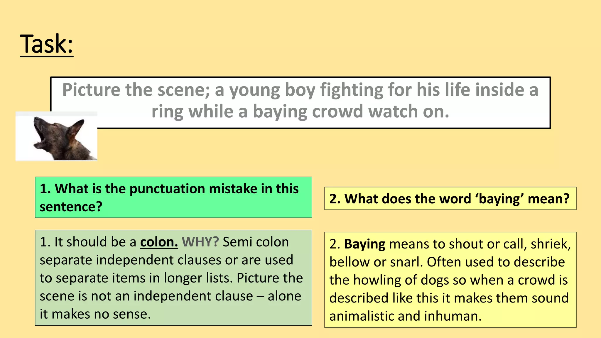 Year 10 iGCSE English Language writing | PPTX