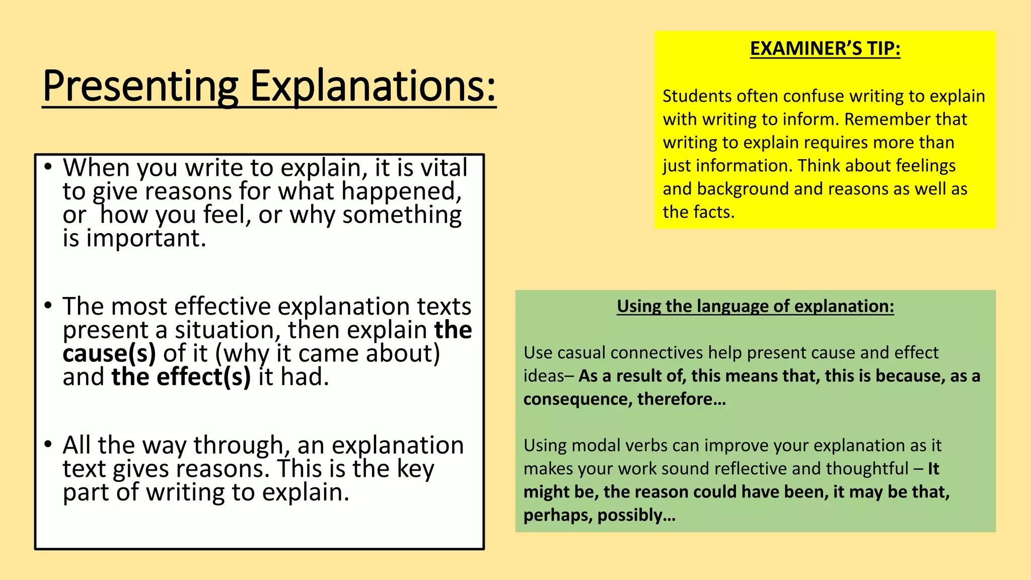 Year 10 iGCSE English Language writing | PPTX
