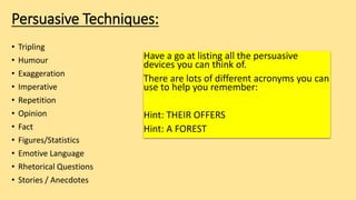 Year 10 iGCSE English Language writing | PPTX