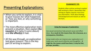 Year 10 iGCSE English Language writing | PPTX