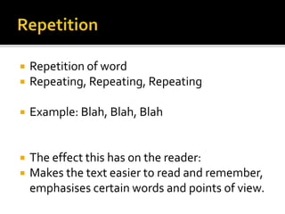 Year 10 - Year 12 persuasive language All Techniques | PPTX