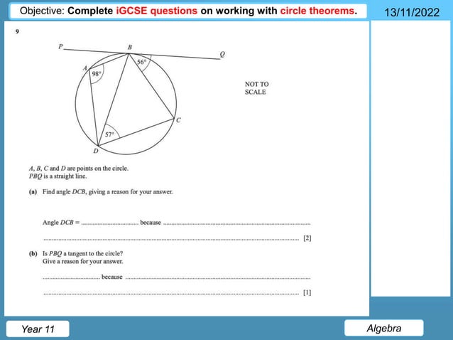 Year 11 - Circle Theorems iGCSE Questions (1).pptx