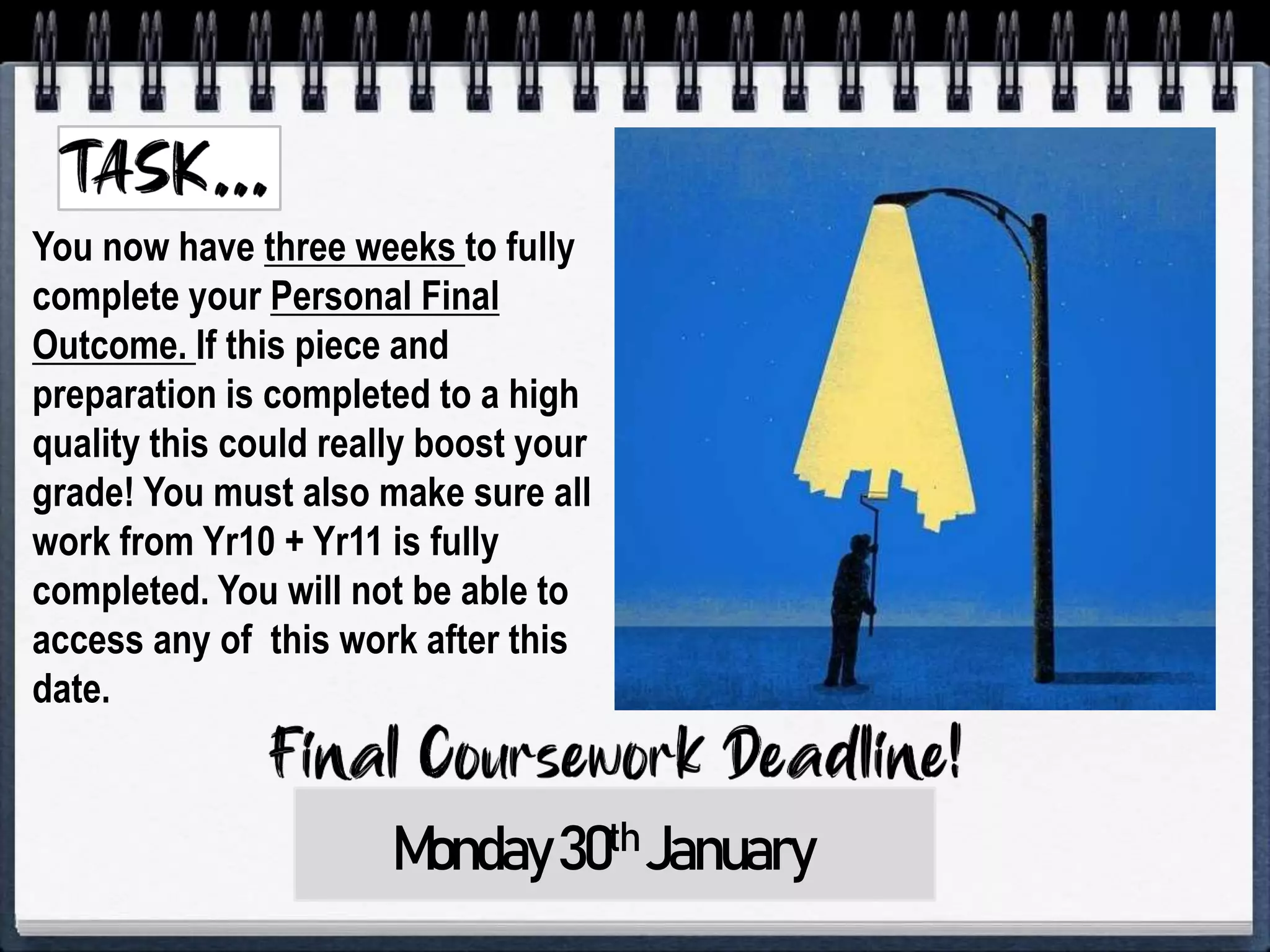 Year 11 Art Final Weeks.ppt