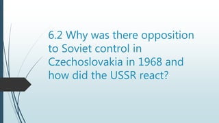 20th century history core content: How secure was the USSR’s control ...