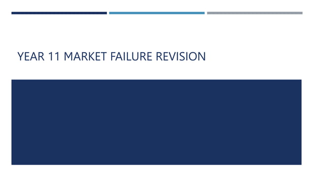 Year 11 Market failure revision.pptx | Business | Business and Finance