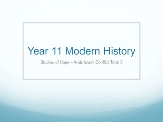 Year 11 modern history term 3 | PPTX | Technology & Computing