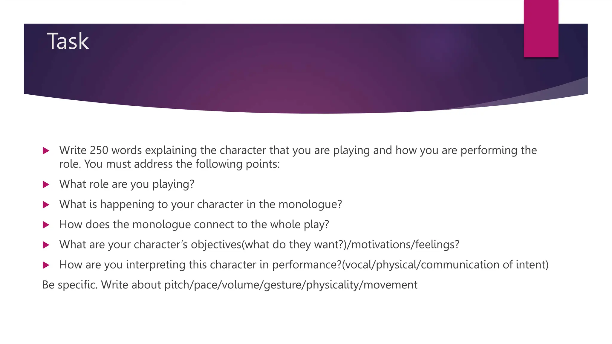 Year 11 transition-A-Level Drama and Theatre.pptx